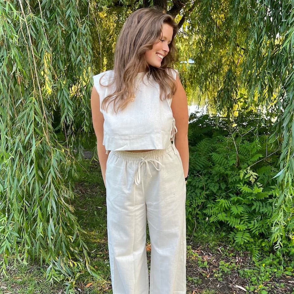 Millie 2 Pcs Women's Linen Matching Set – Nordic Peace